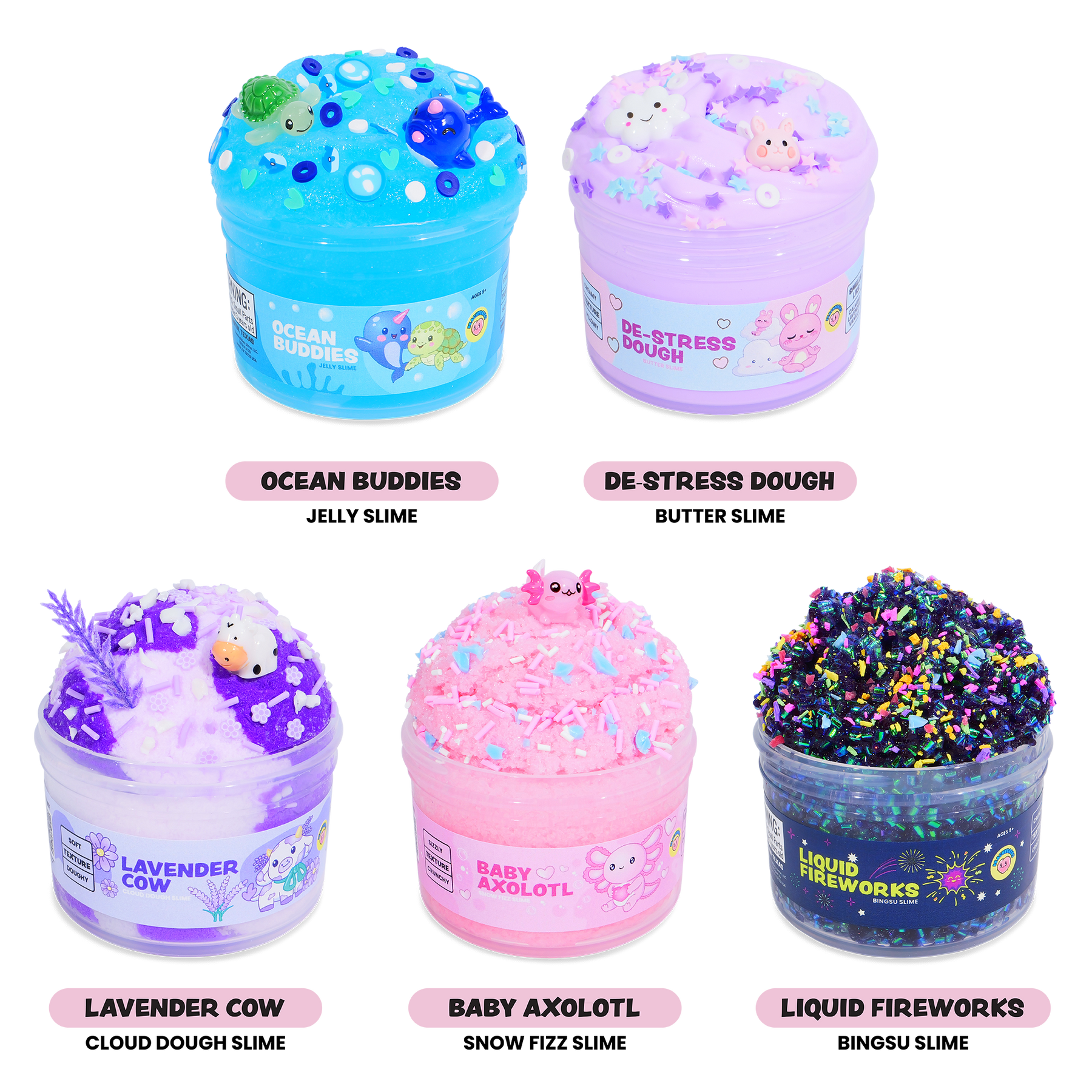 Bestsellers Slime Bundle – PeachyBbies