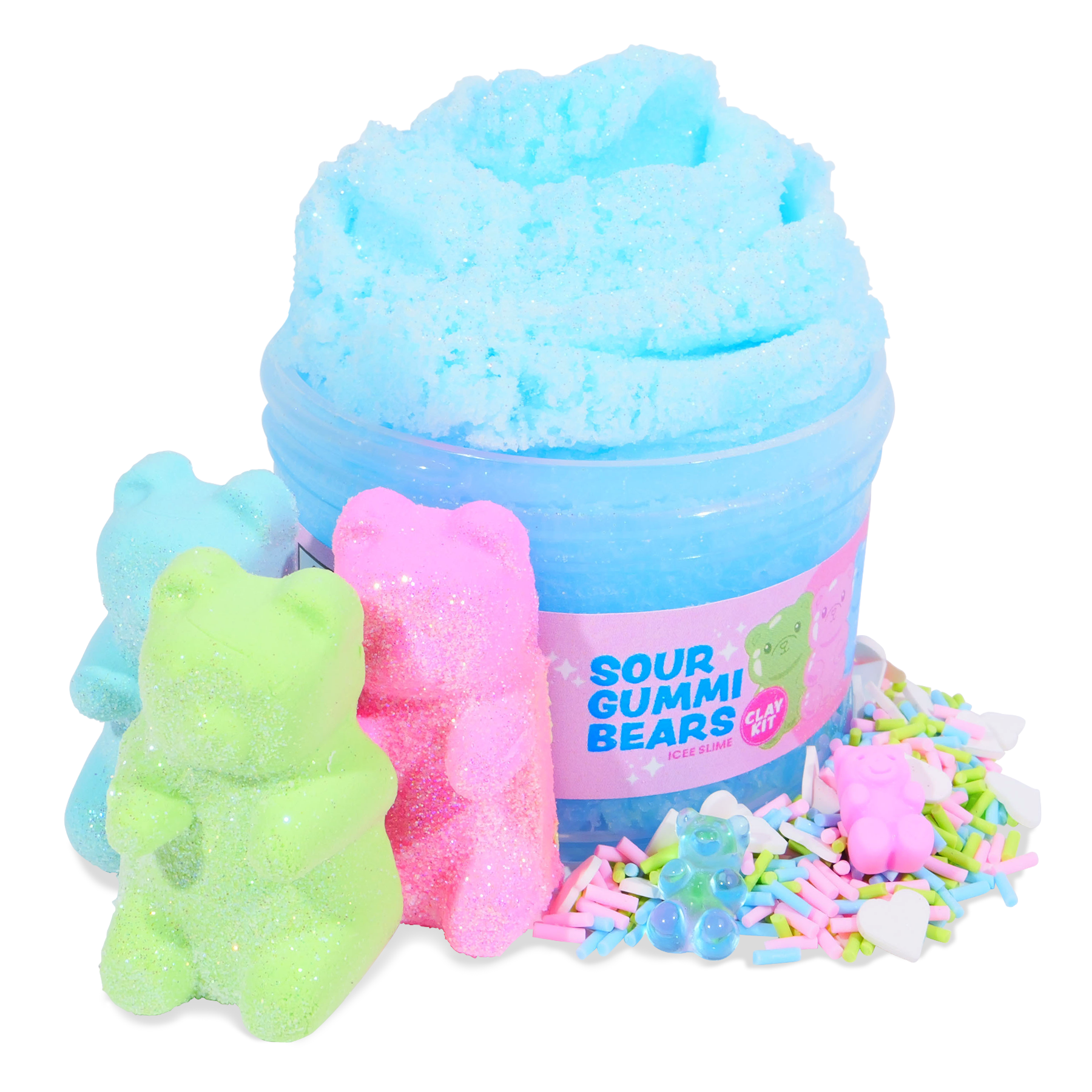 Sour Gummi Bears CLAY Kit – PeachyBbies