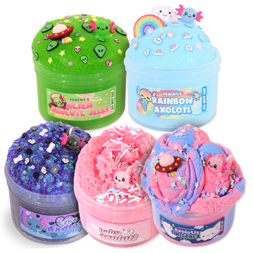 Axolotl Slime Bundle – PeachyBbies