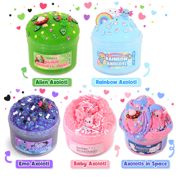 Axolotl Slime Bundle – PeachyBbies