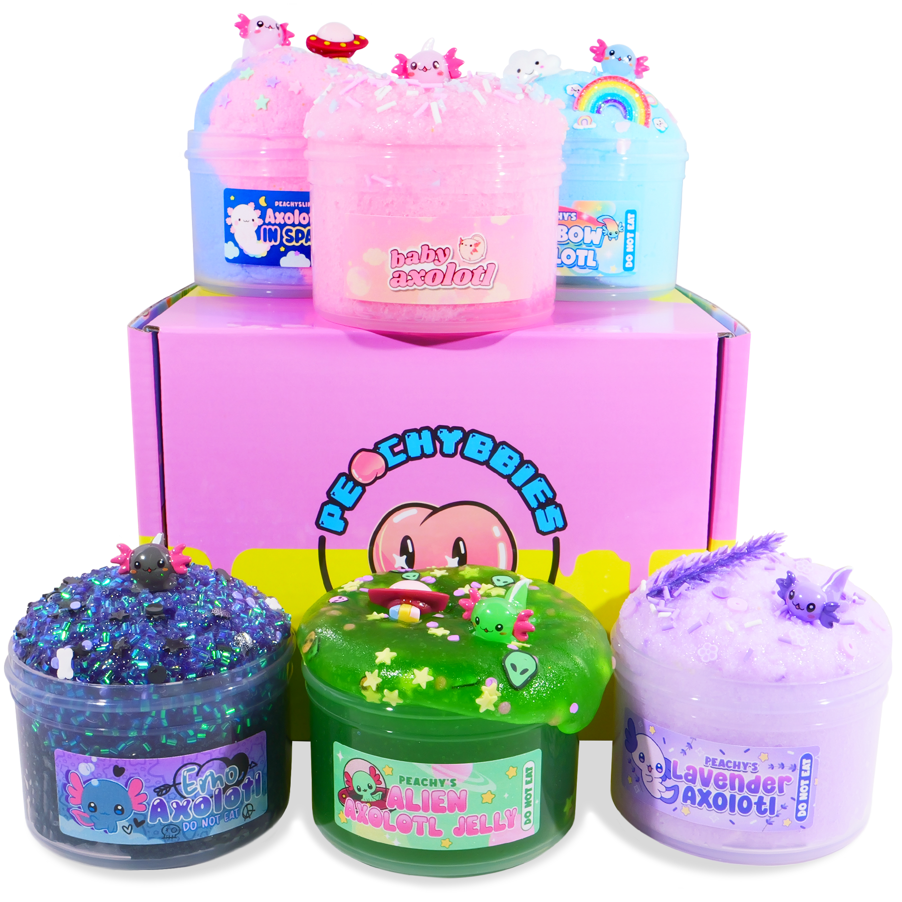 Axolotl Slime Bundle – PeachyBbies